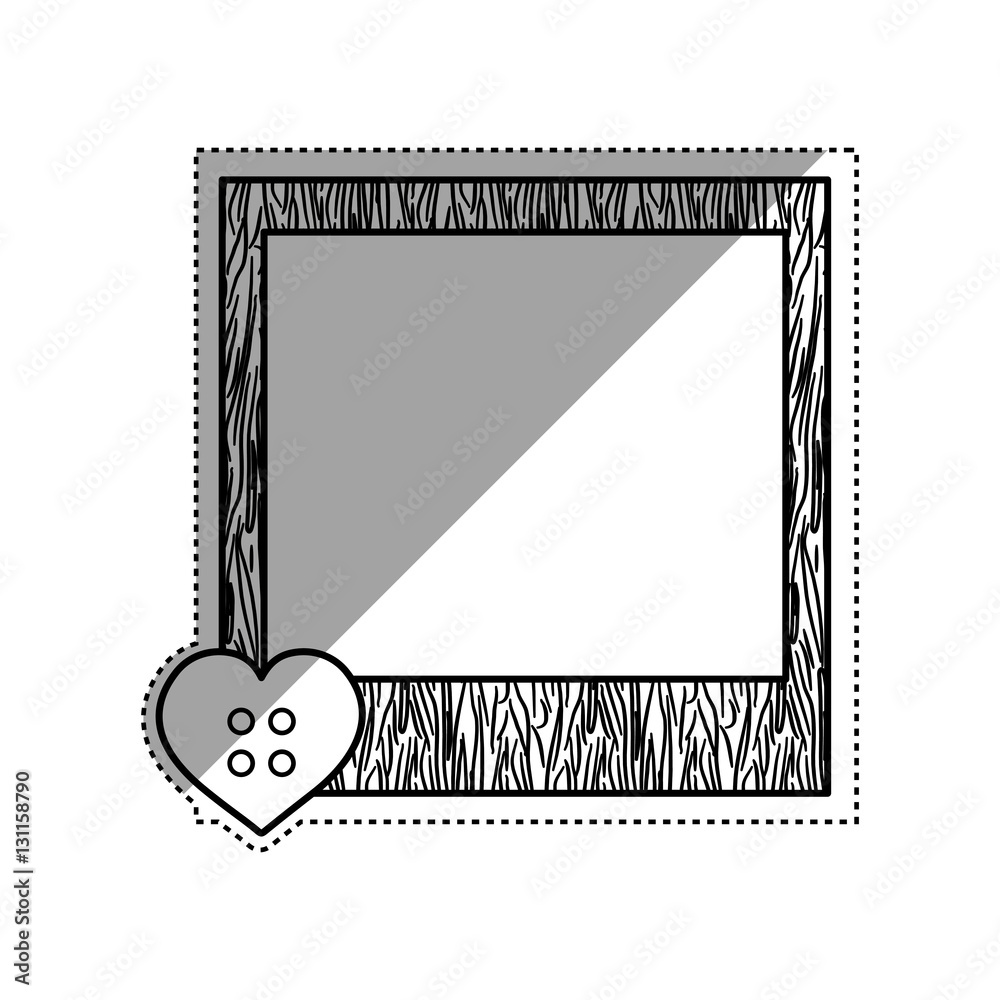 Cute frame decoration icon vector illustration graphic design Stock ...