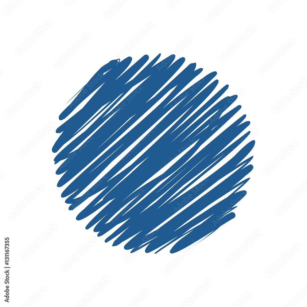 scratch circle logo vector. template icon. Stock-Vektorgrafik | Adobe Stock