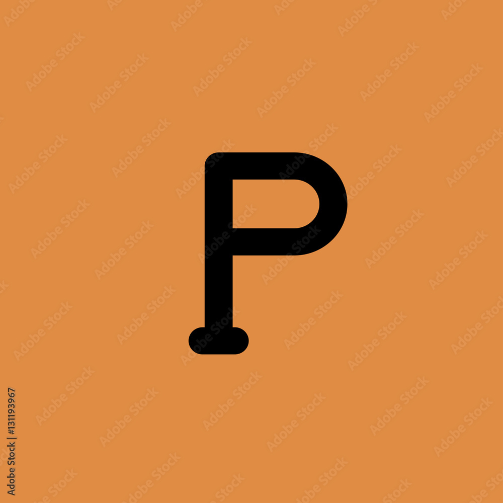 Vetor de rho icon. flat design do Stock | Adobe Stock