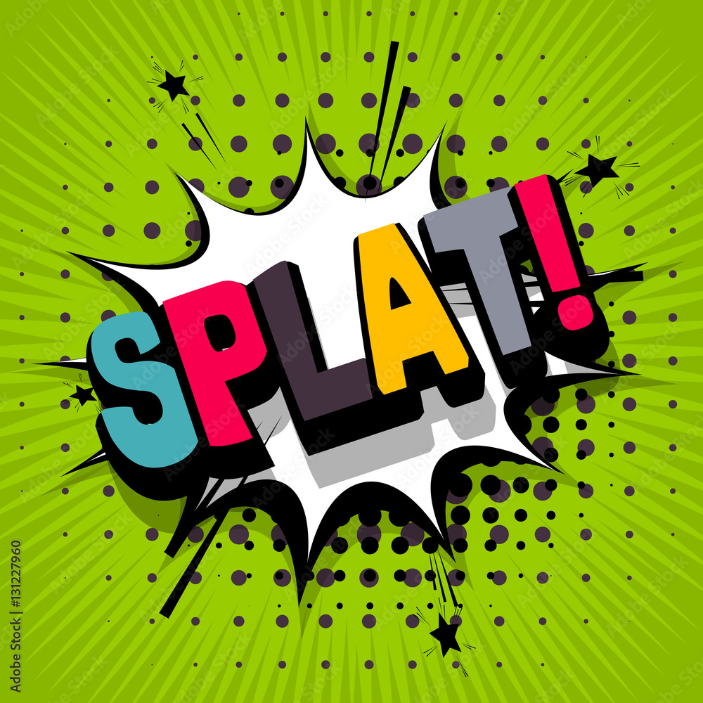 Splat Text Bubble