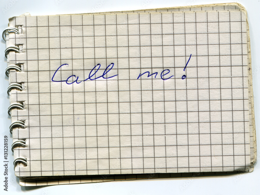 Call me! Stock Photo | Adobe Stock