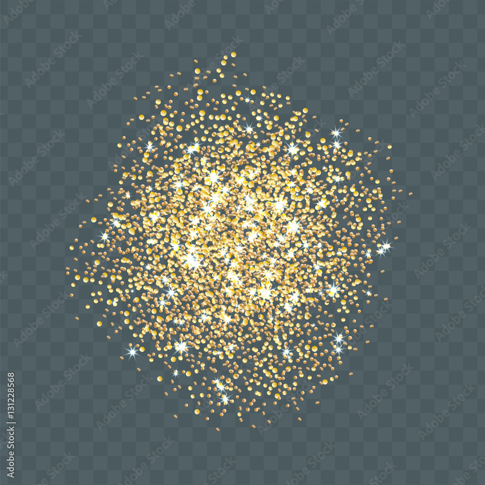 Vector abstract pattern illustration sparkling lights. Random falling ...