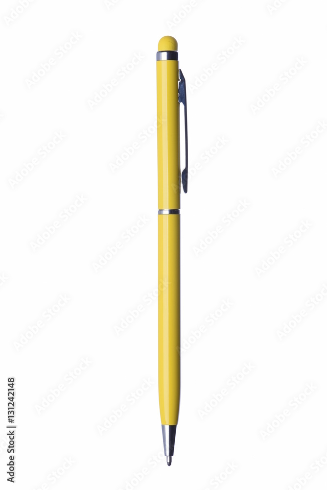 Single pen isolated on white background Stock Photo | Adobe Stock