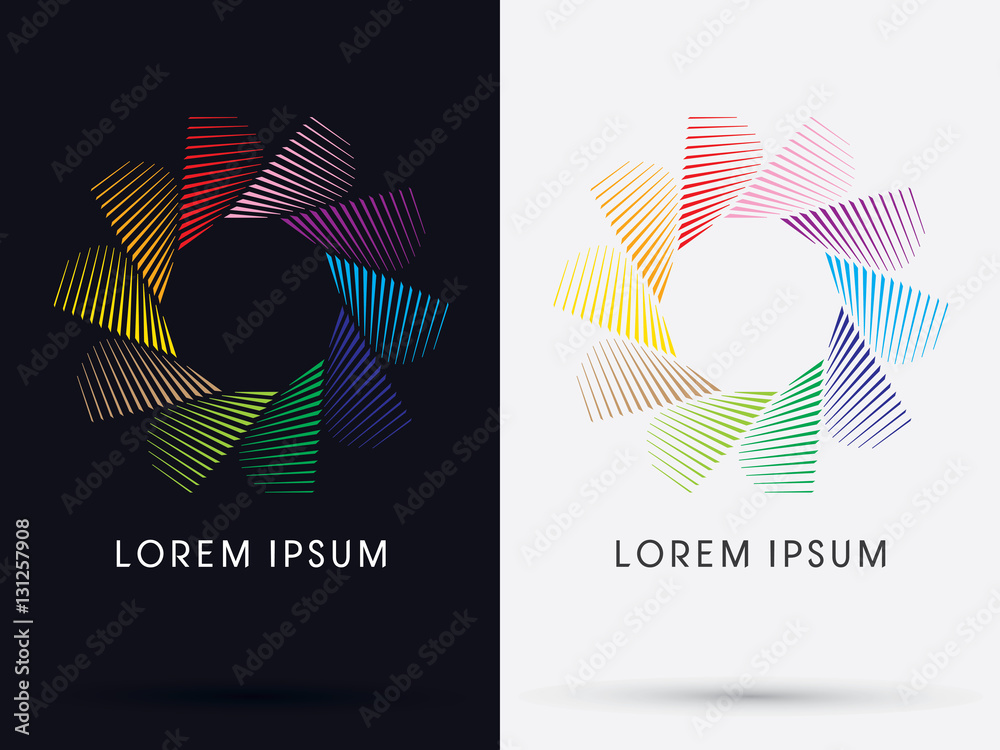 Abstract Cycle graphic vector. Stock Vector | Adobe Stock