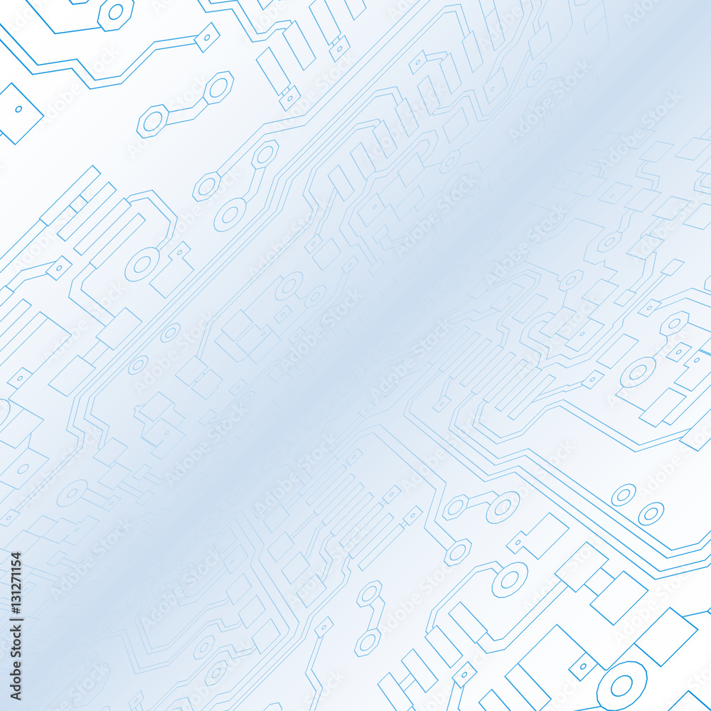 Modern abstract technological background with a circuit board texture ...