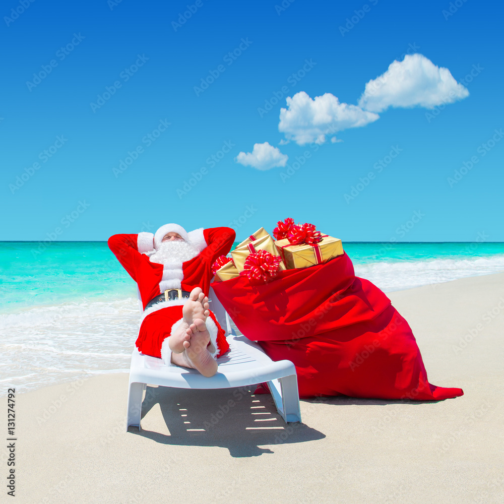 Santa Claus Relaxing