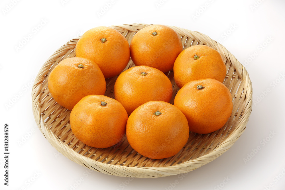 みかん Japanese Mandarin orange Mikan Stock Photo | Adobe Stock