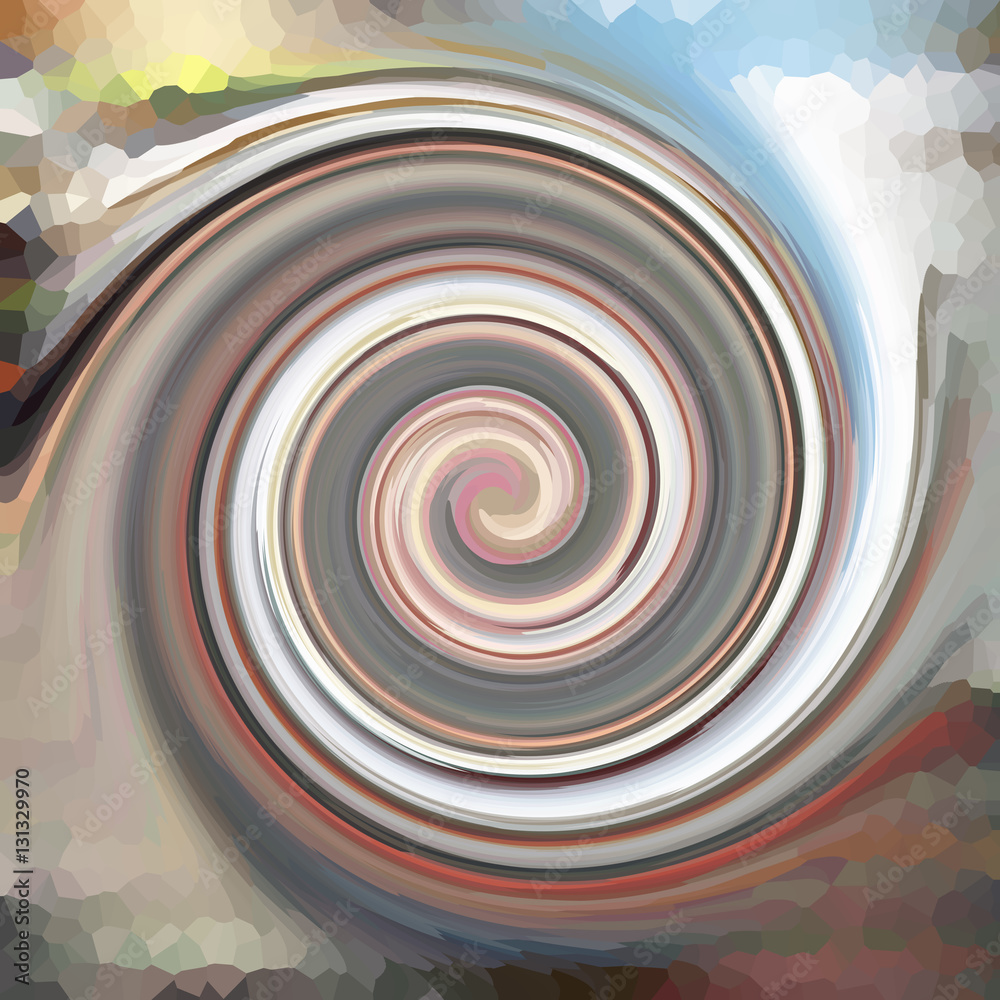 Illustrazione Stock Swirls of digital paint suitable as background for ...