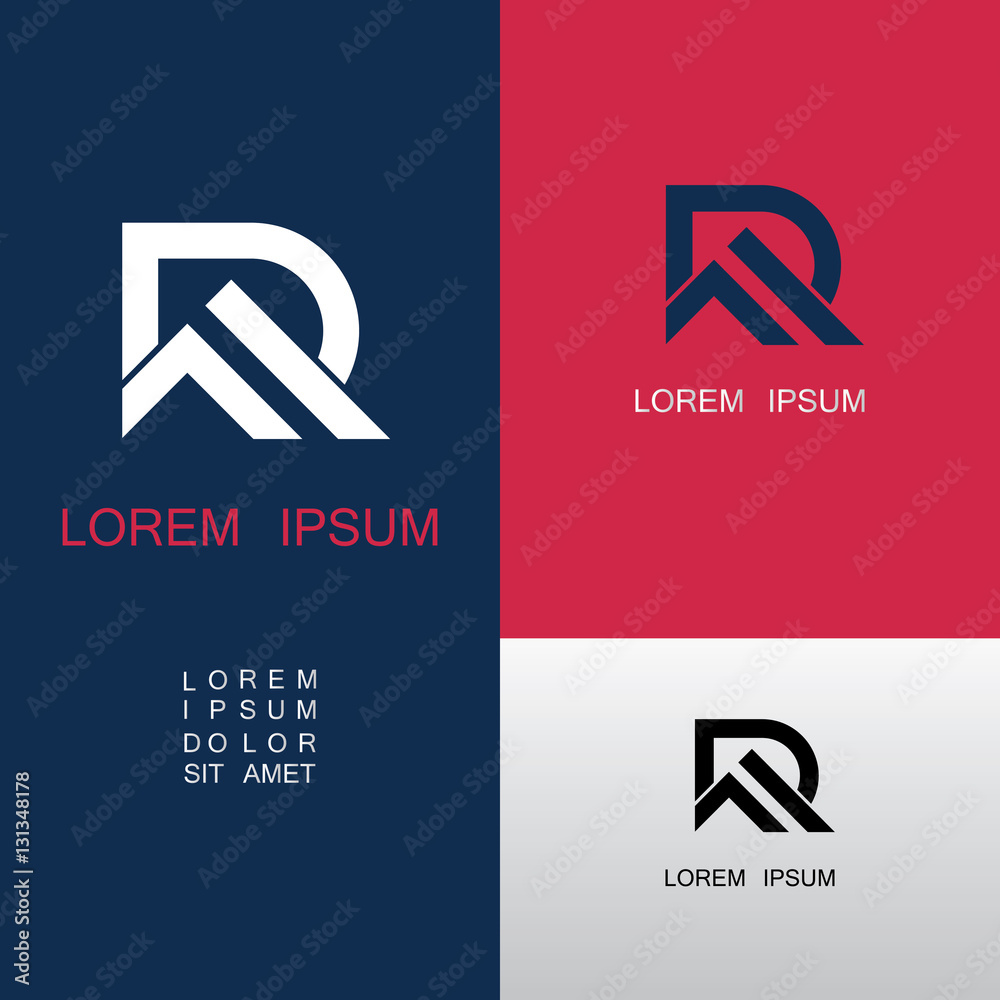 roof letter R logo Stock Vector | Adobe Stock