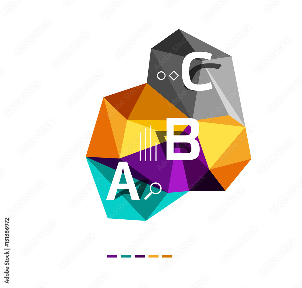 ABC infographics vector Stock Vector | Adobe Stock