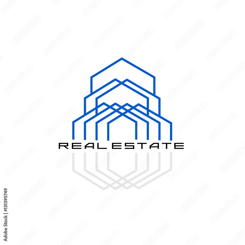 Logo template real estate, apartment, condo, house, rental, business ...
