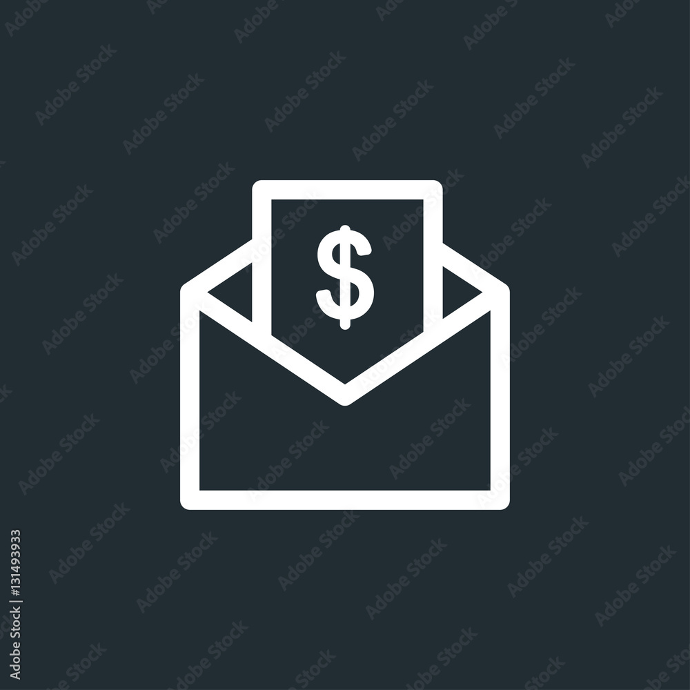 Vector send money Icon Stock Vector | Adobe Stock