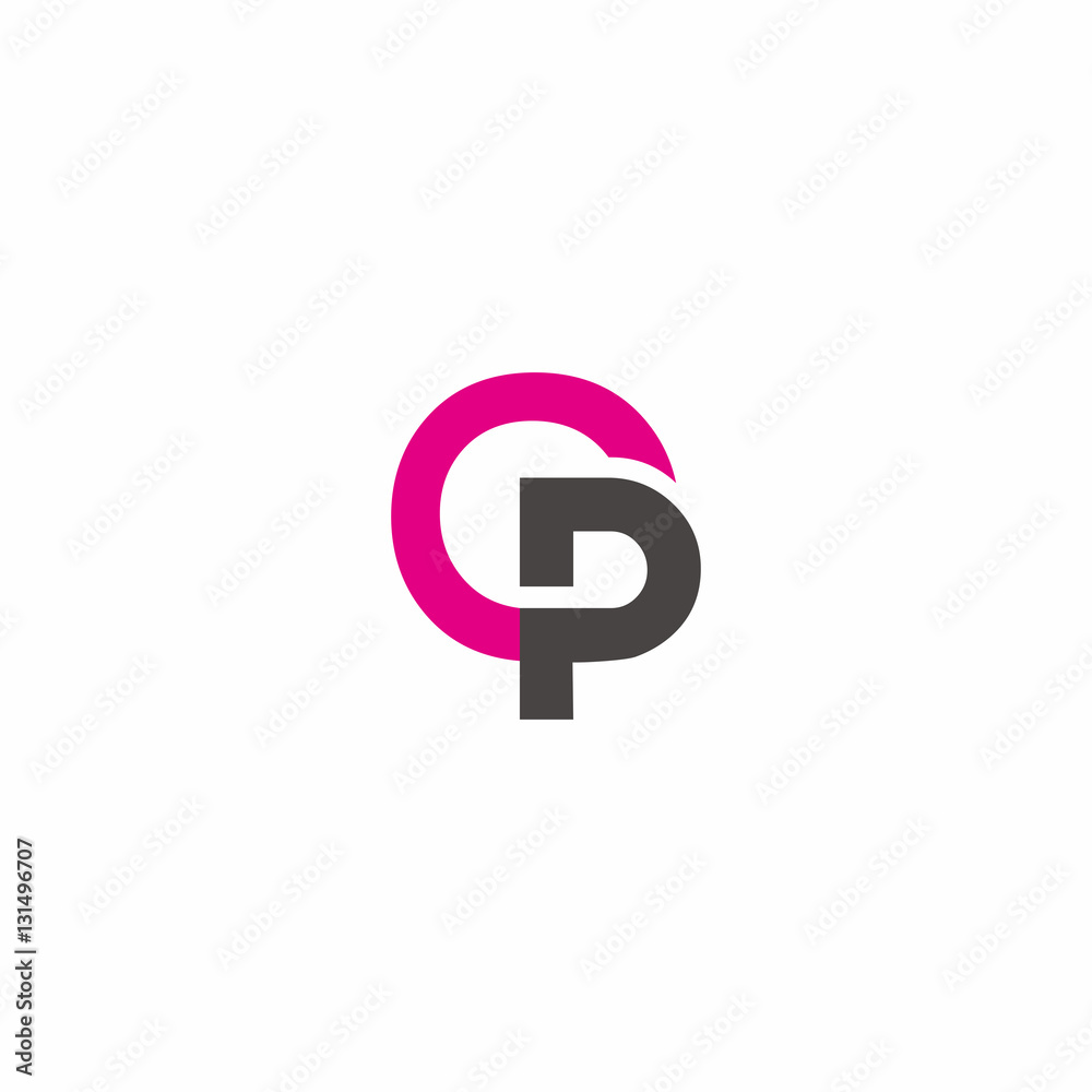 Letter OP Logo Stock Vector | Adobe Stock