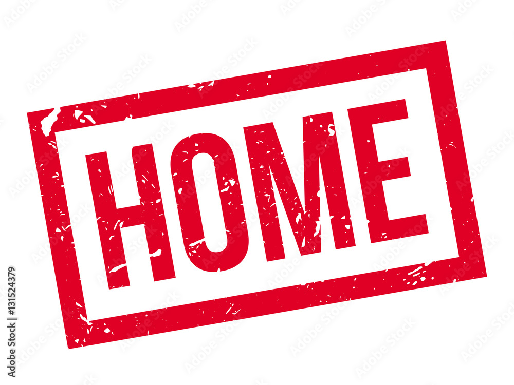 Home rubber stamp Stock-Vektorgrafik | Adobe Stock