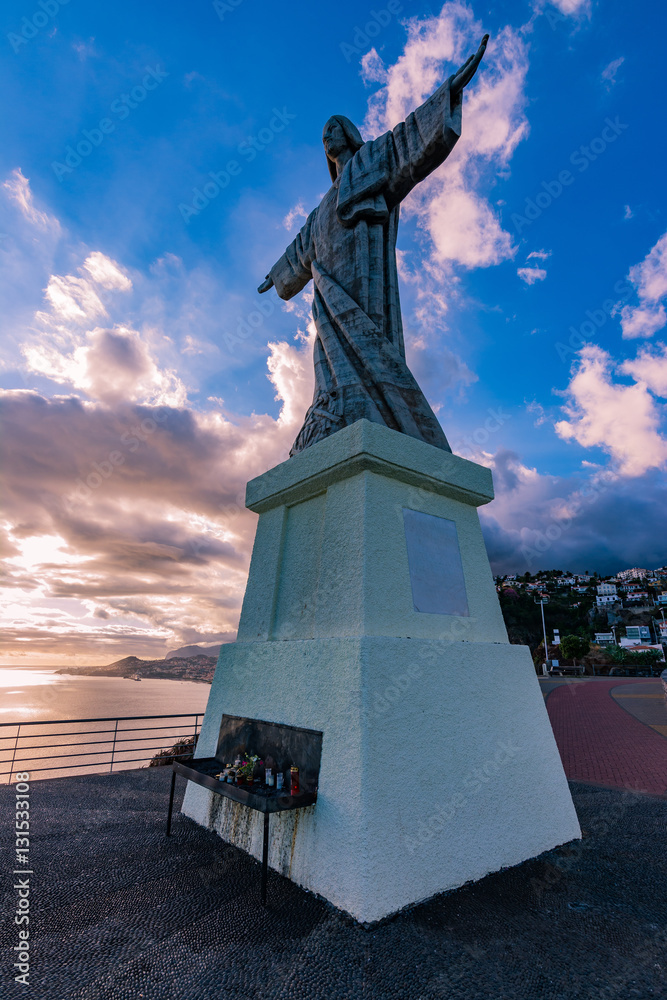Jesus statue, Madeira Stock Photo | Adobe Stock