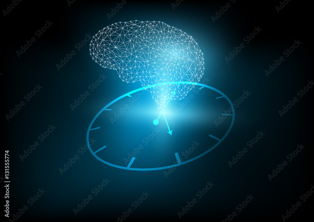 Abstract digital and technology background. Artificial Intelligence ...
