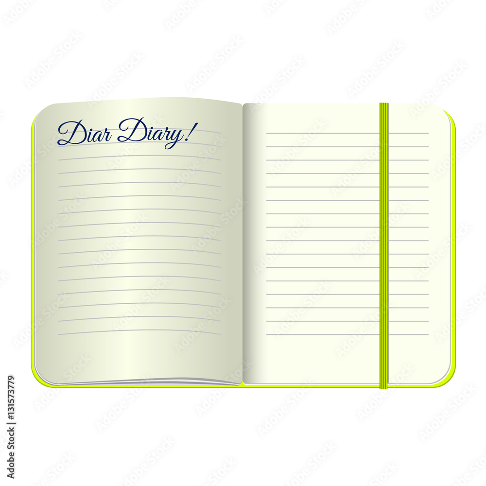 Diary Page Design Blank