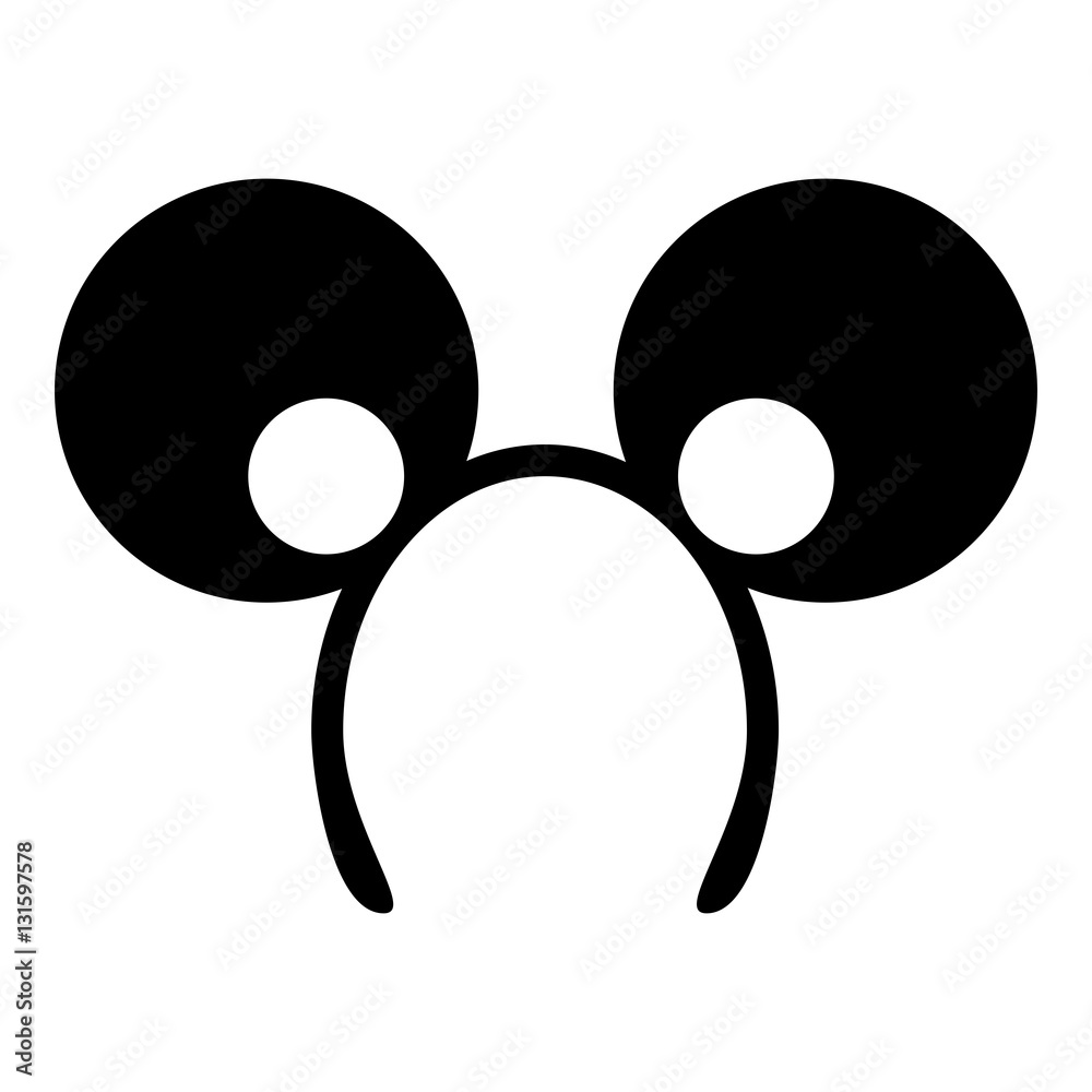 cute cartoon panda ears. Stock Vector | Adobe Stock