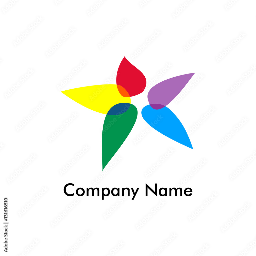 Star Unique Template Logo Stock Vector | Adobe Stock