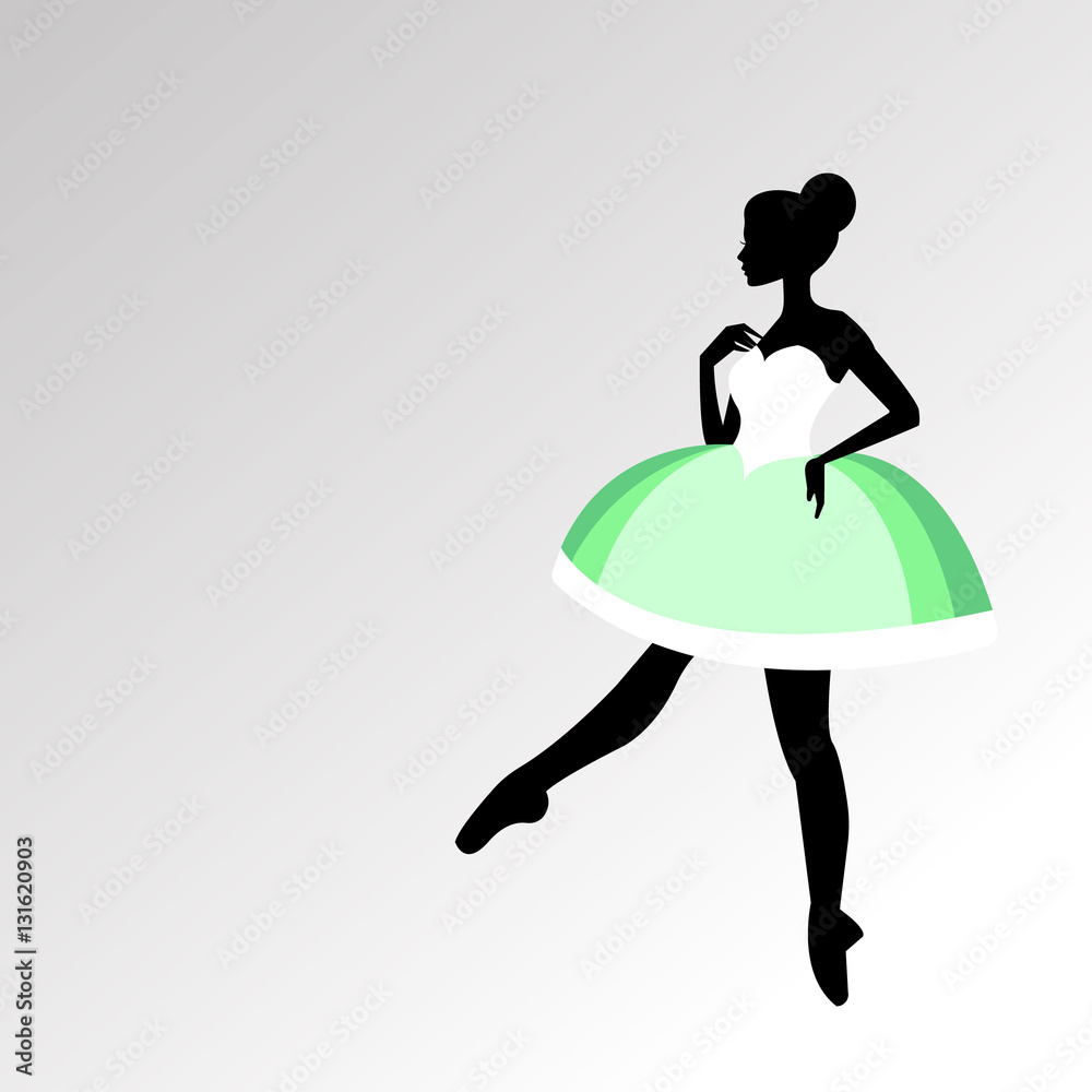 vector ballerina ballet illustration dancer dance beautiful vector de ...