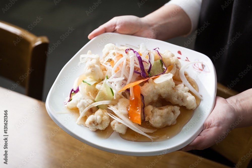 chapssal tangsuyuk, Sweet and Sour Pork, guobaorou, 찹쌀탕수육 스톡 사진 | Adobe ...