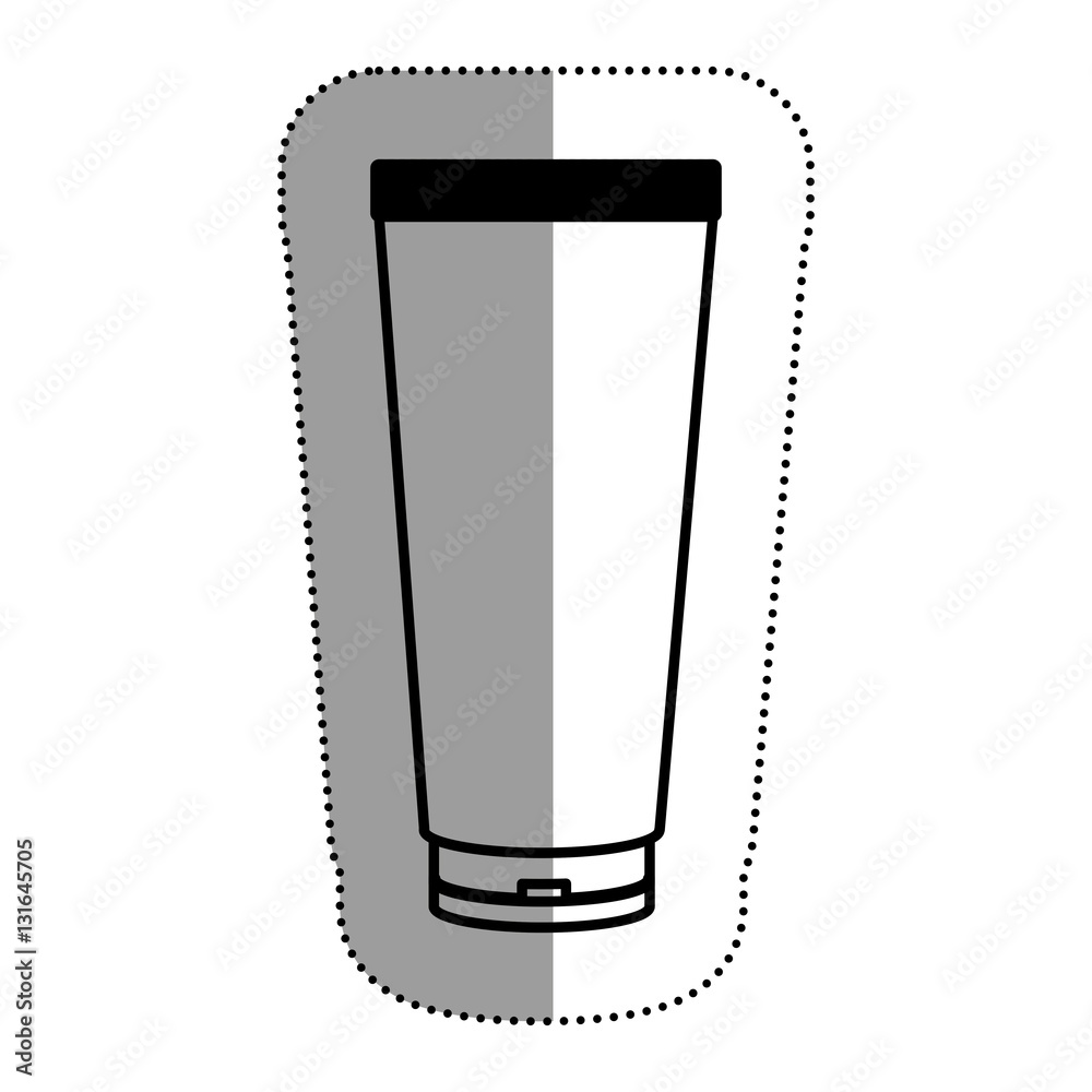 Body cream icon. Spa center healthy lifestyle and care theme. Isolated ...