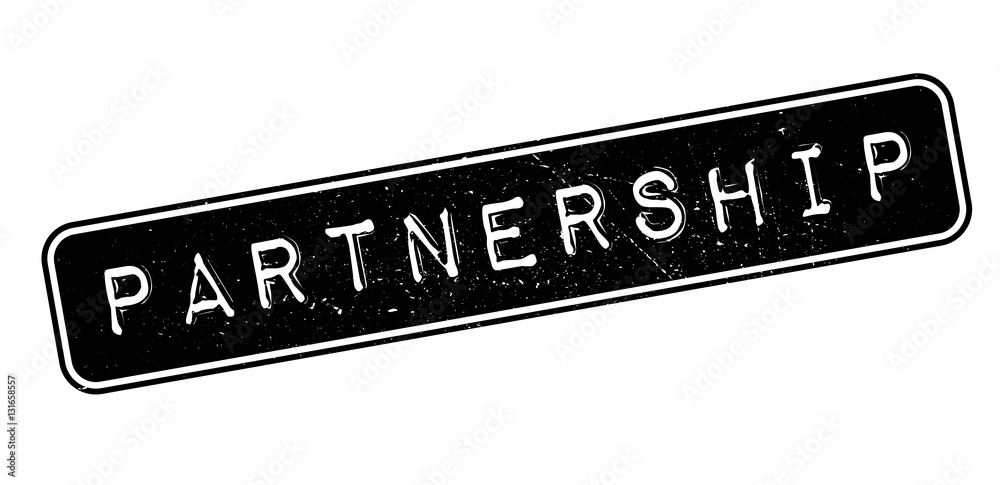 Partnership rubber stamp Stock-Vektorgrafik | Adobe Stock