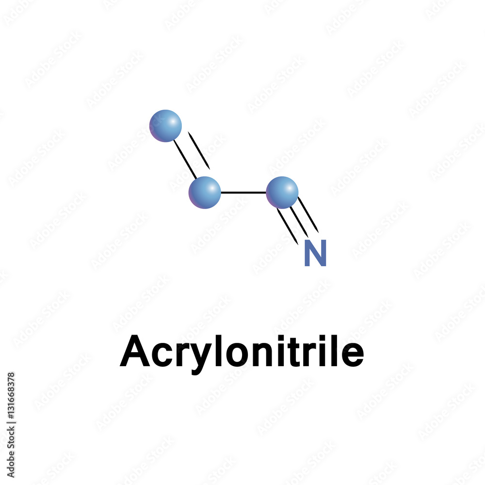Acrylonitrile is an organic compound consists of a vinyl group linked ...