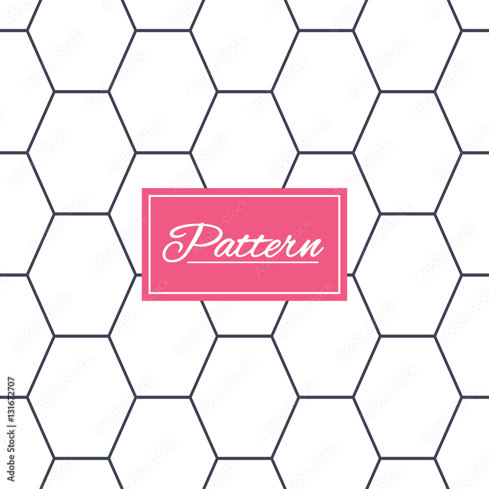 Hex stripped grid seamless pattern. Stock Vector | Adobe Stock