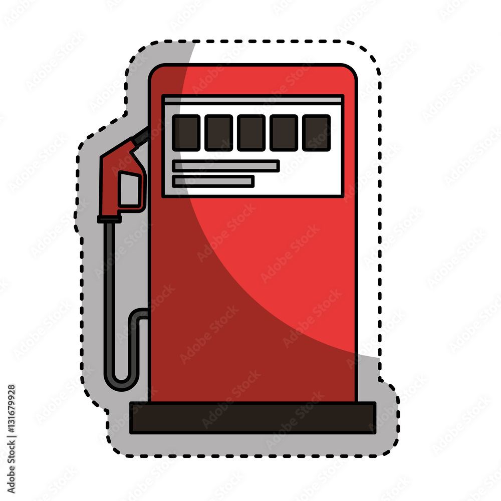 station service isolated icon vector illustration design Stock Vector ...