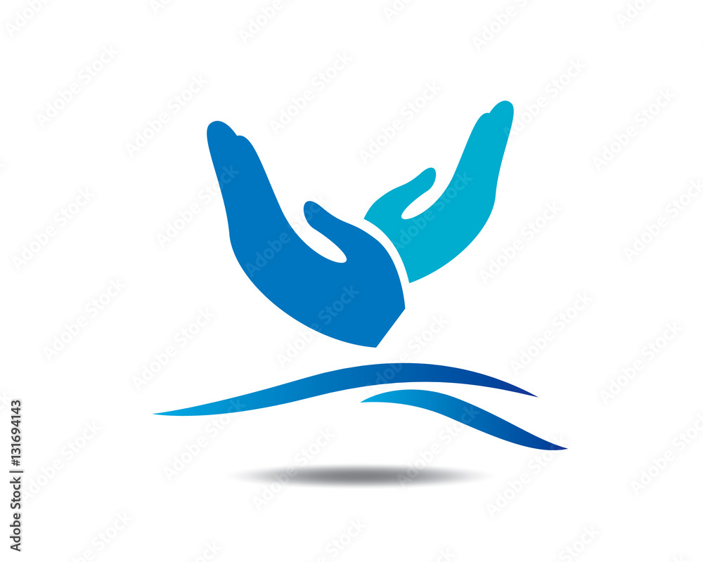 Hand Logo Vector Stock Vector | Adobe Stock