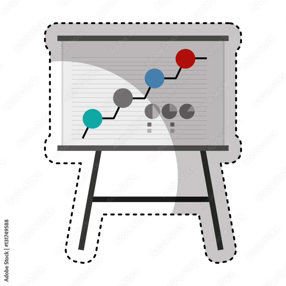 paperboard training isolated icon vector illustration design Stock ...