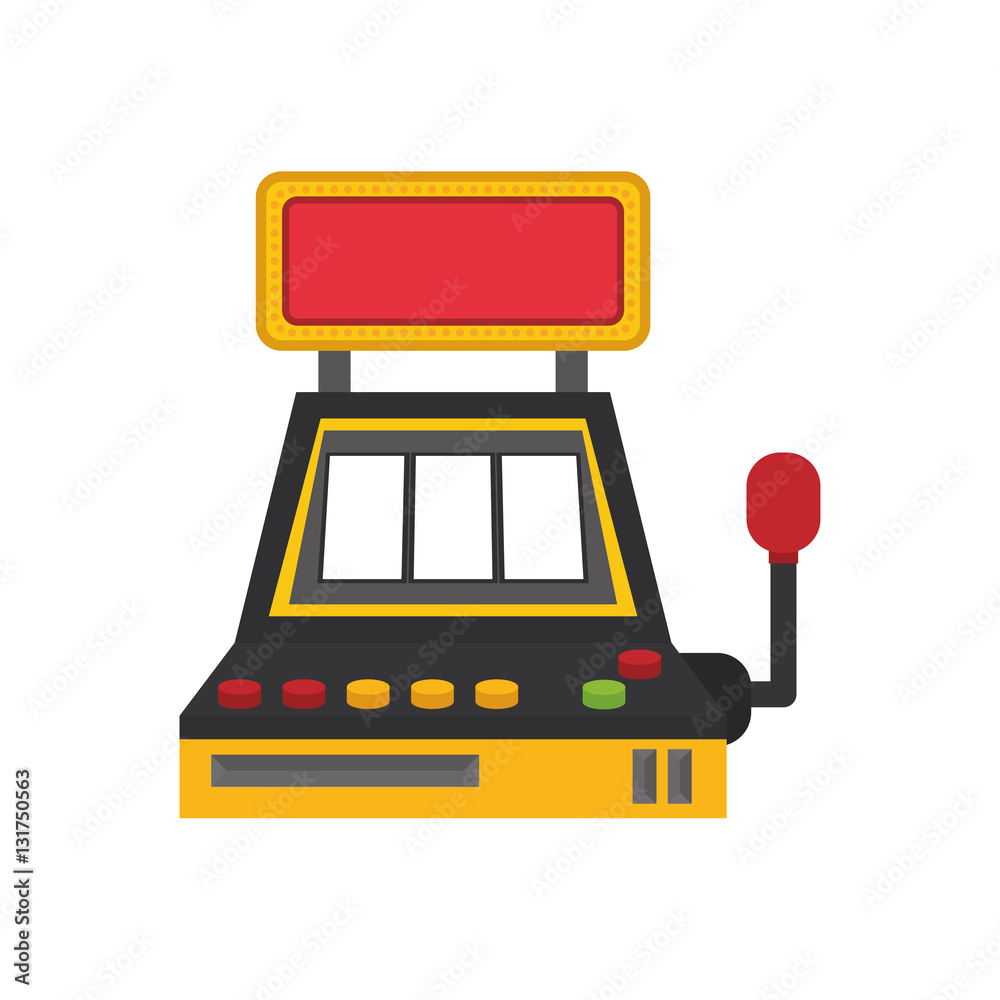 Casino jackpot machine icon vector illustration graphic design Stock ...