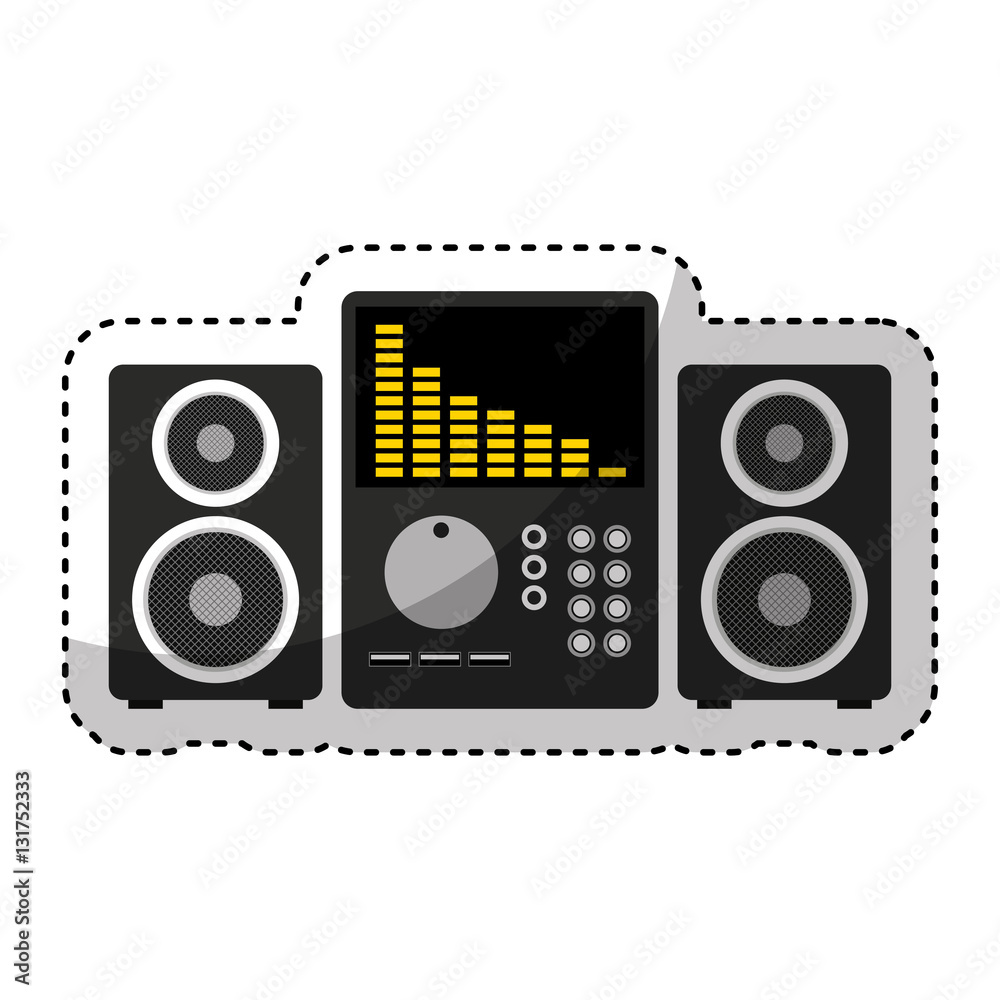 audio console professional icon vector illustration design Stock Vector ...
