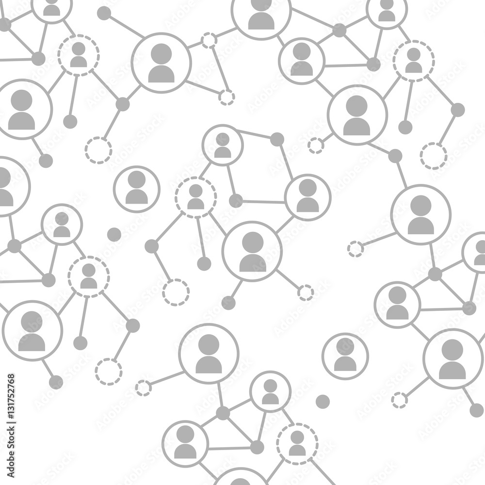 World networking connection icon vector illustration graphic design ...