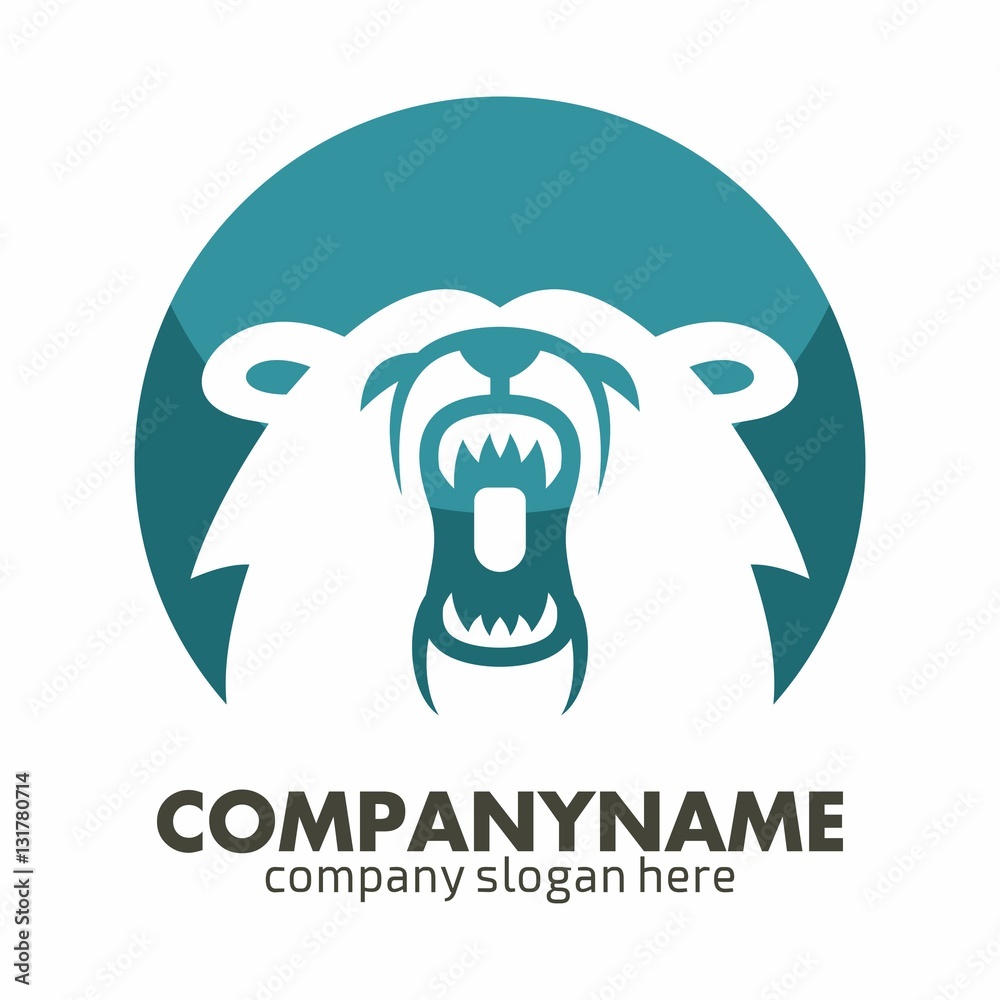 Wild Animal icon logo vector template vector de Stock | Adobe Stock