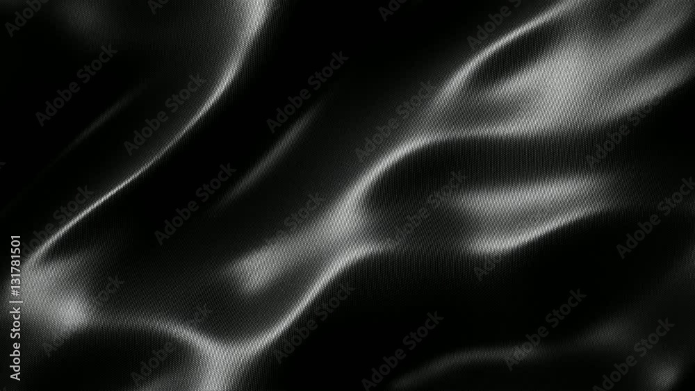 Black wavy fabric motion background seamless loop Stock Video | Adobe Stock