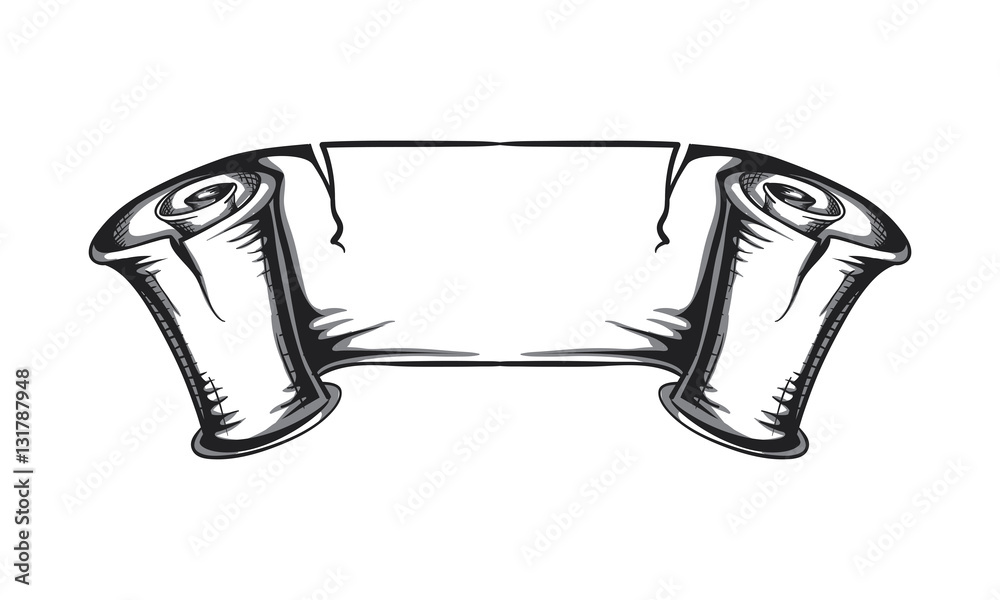 Scroll Ribbon Banner Tattoo