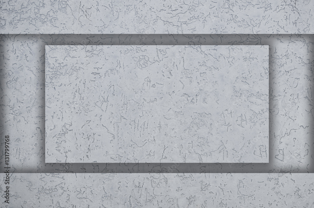Concrete wall texture with colored plaster. Beautiful design facade ...