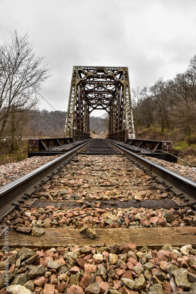 Looking Down From A Bridge