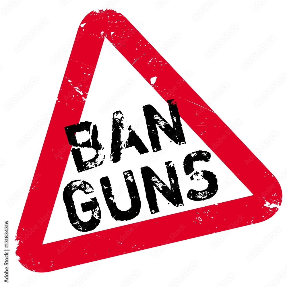 Ban Guns rubber stamp Stock Vector | Adobe Stock
