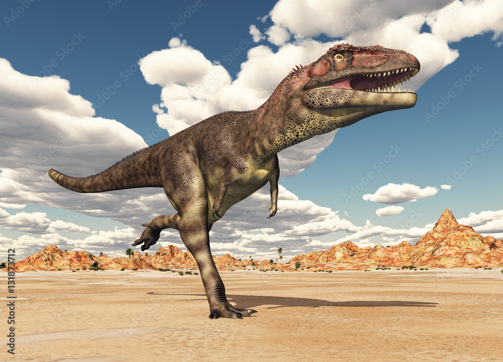 Dinosaur Mapusaurus Stock Illustration | Adobe Stock