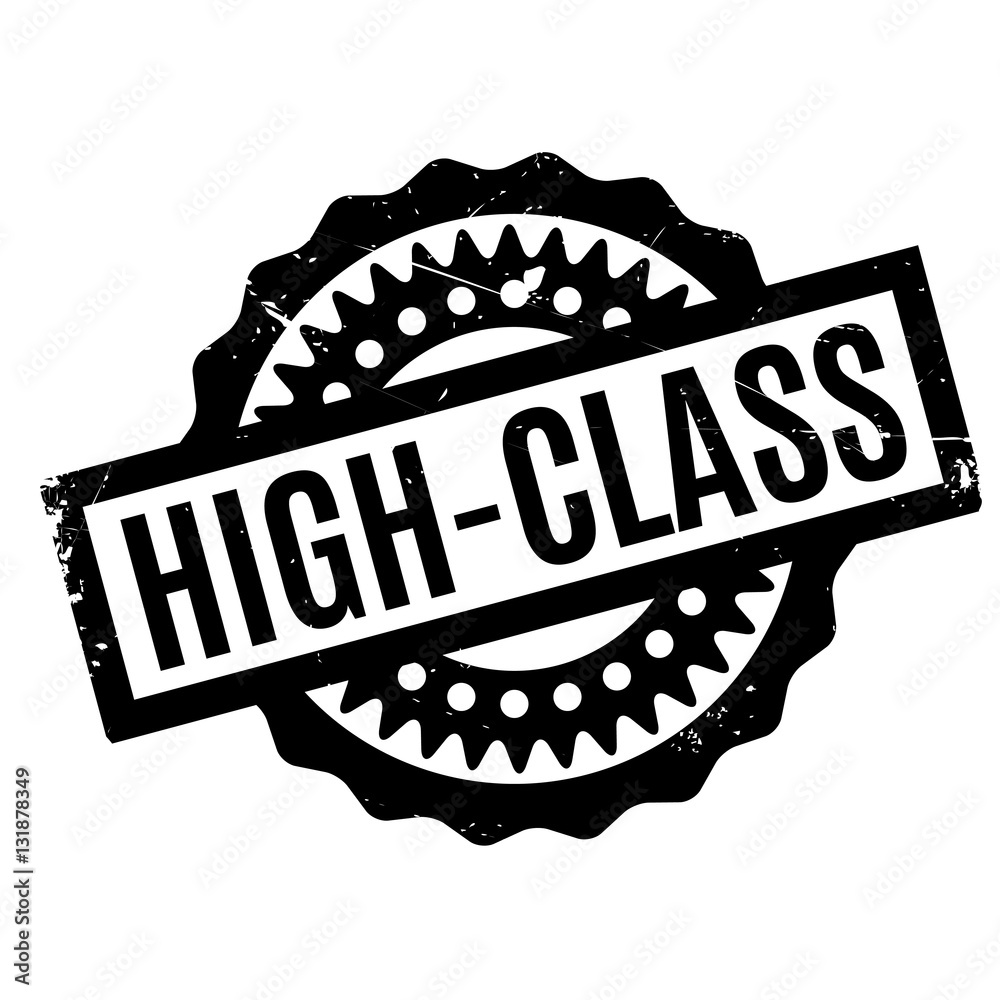 High-Class rubber stamp Stock-Vektorgrafik | Adobe Stock