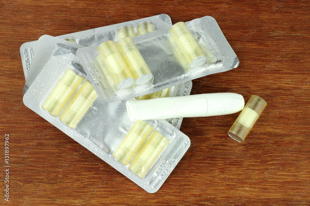Cigarette Nicotine Replacement Inhaler foto de Stock | Adobe Stock