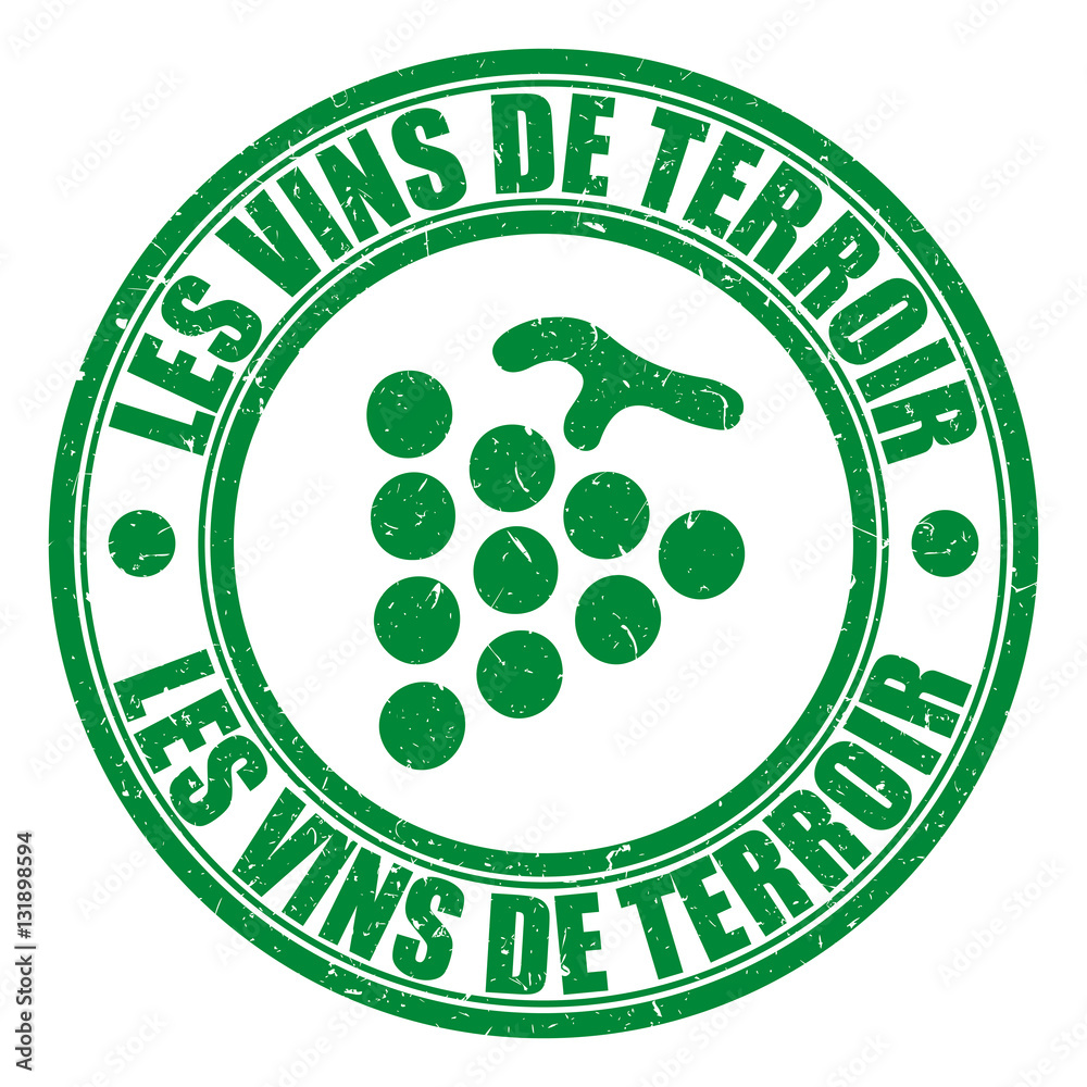 Logo les vins de terroir. Stock Vector | Adobe Stock