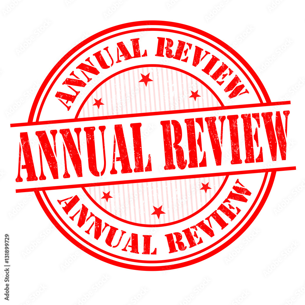 Annual review sign or stamp Stock Vector | Adobe Stock