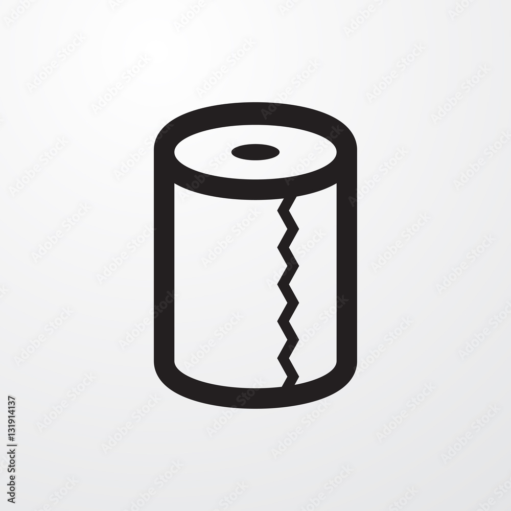 paper towel icon illustration Stock Vector | Adobe Stock