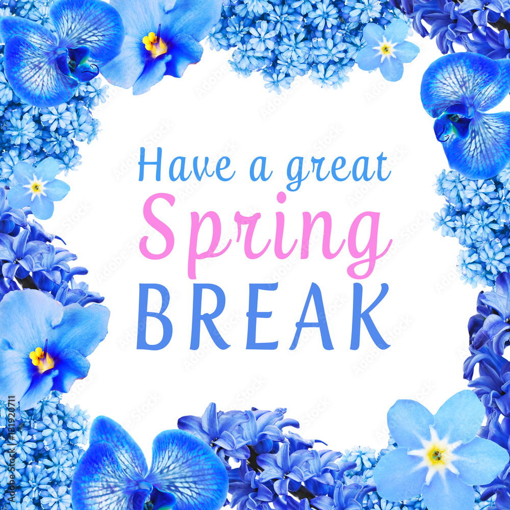 Spring Break Background Clipart