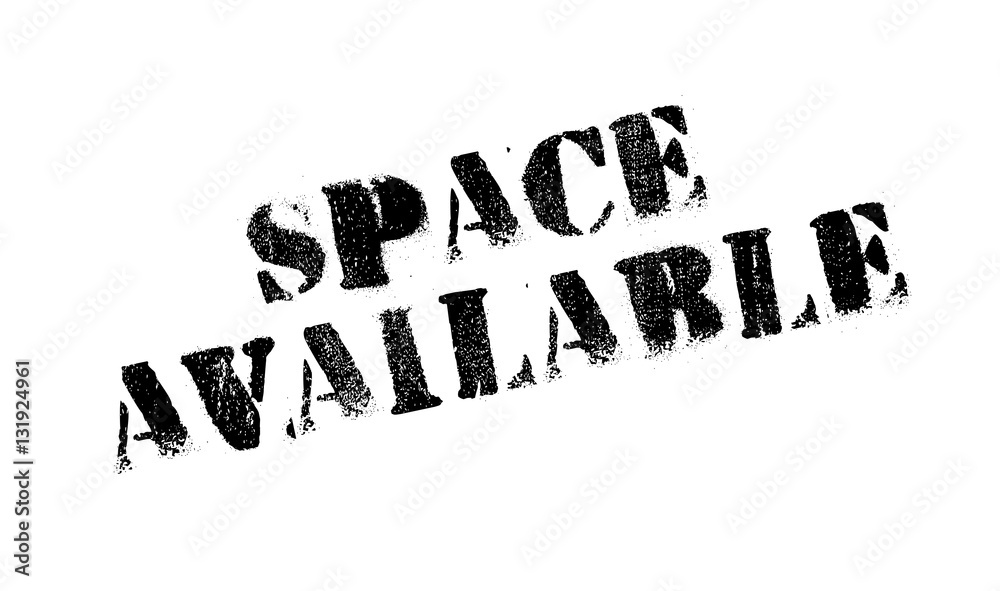 Space Available stamp. Grunge design with dust scratches. Effects can ...