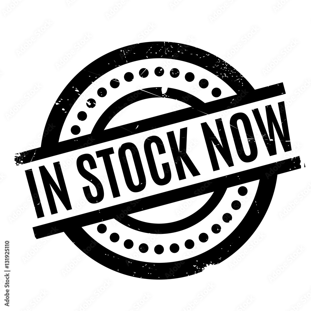 Vecteur Stock In Stock Now rubber stamp | Adobe Stock